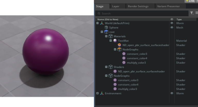 [MaterialX] [Omniverse] 複数のmtlxファイルを組み合わせる (include) – ft-lab